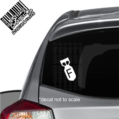 F Bomb JDM Tuner KDM USDM Decal - A Sticky Obsession