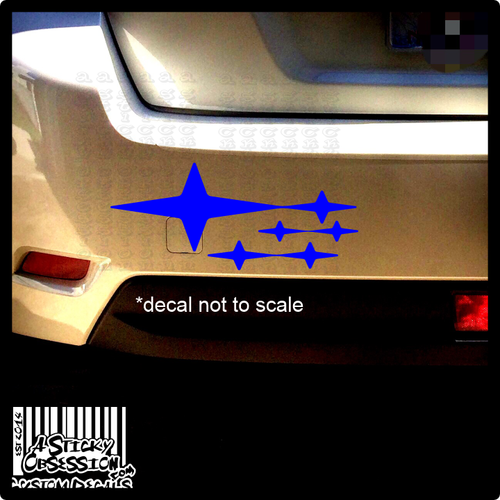 Subaru Star Center Cap Decals - A Sticky Obsession