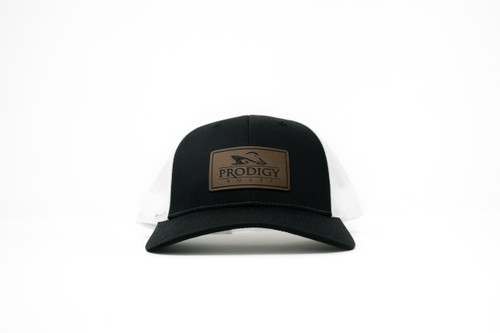 Snapback - Leather Patch - Black - Prodigy Boats