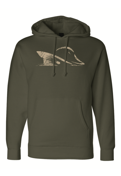 Prodigy Distressed Hoodie Green - Prodigy Boats