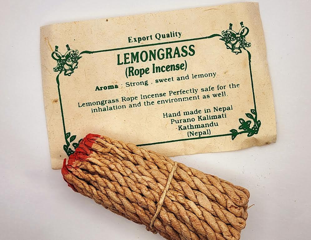 Tibetan Lemongrass Rope Incense