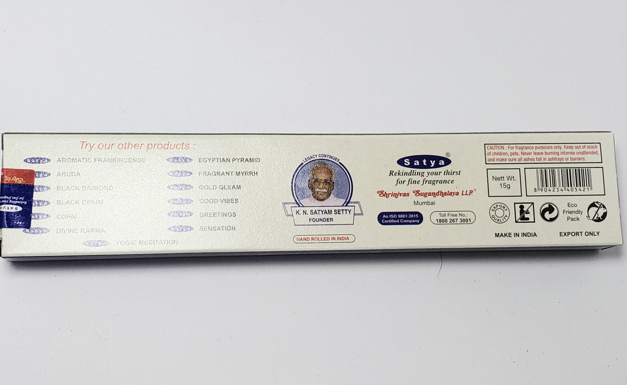 Silver Spirit Incense by Satya 15 gram