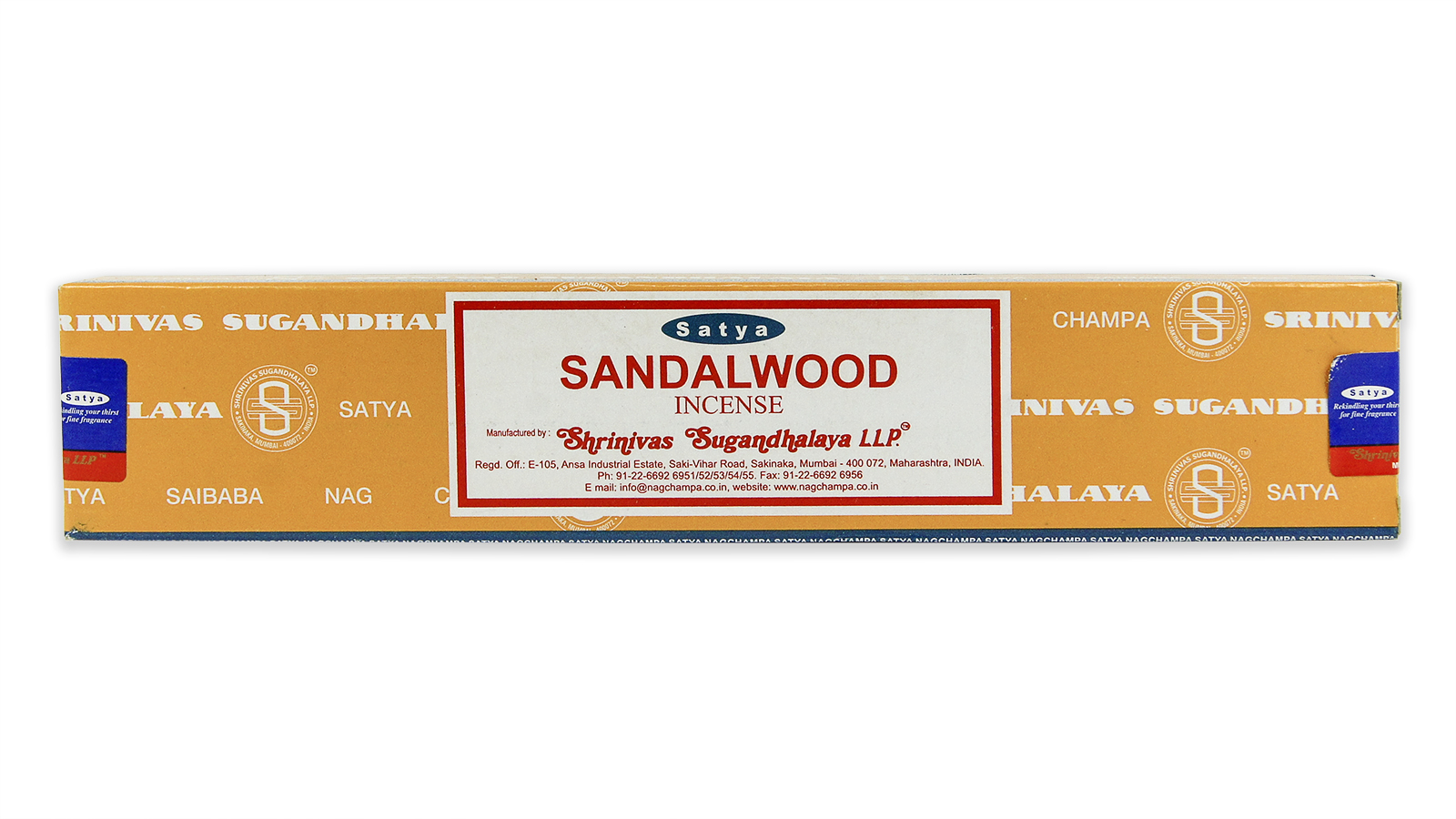Satya Sandalwood Incense, 15 grams