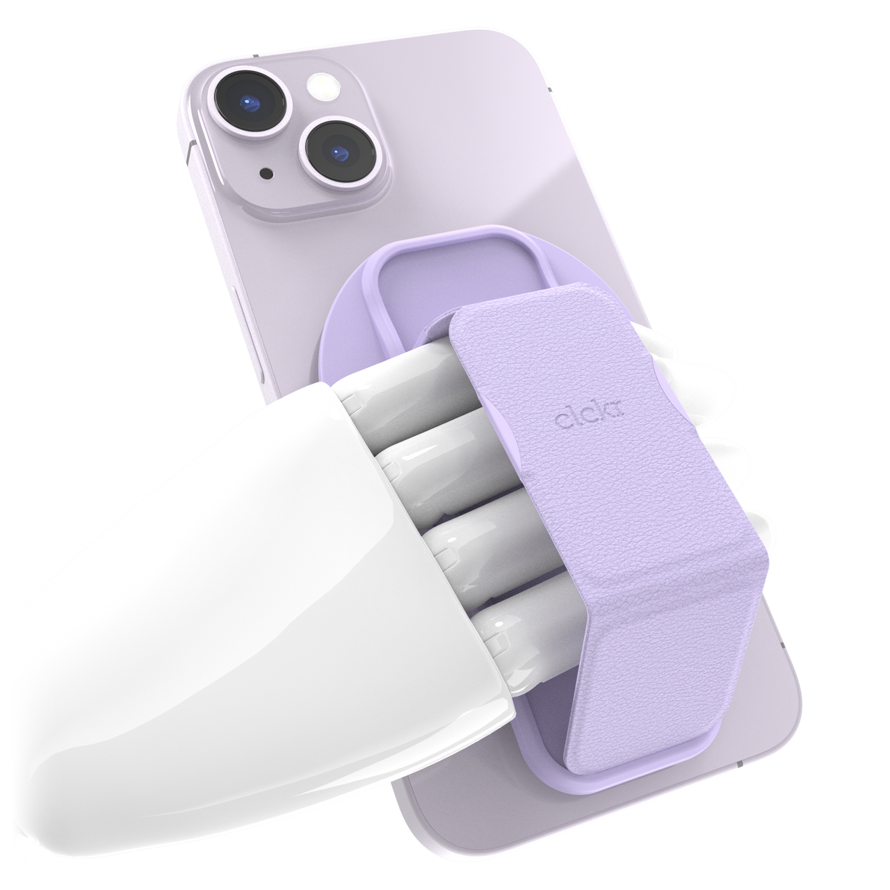 CLCKR - Compact Magsafe Stand and Grip - Lilac 52418V2