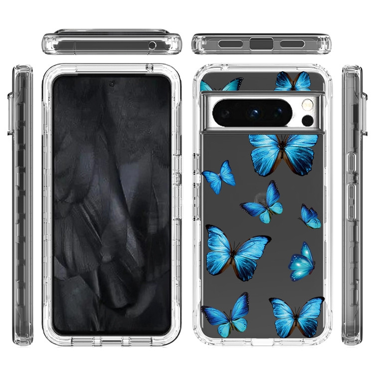 Google Cases - Pixel 8 Pro Cases Transparent Blue Transparent