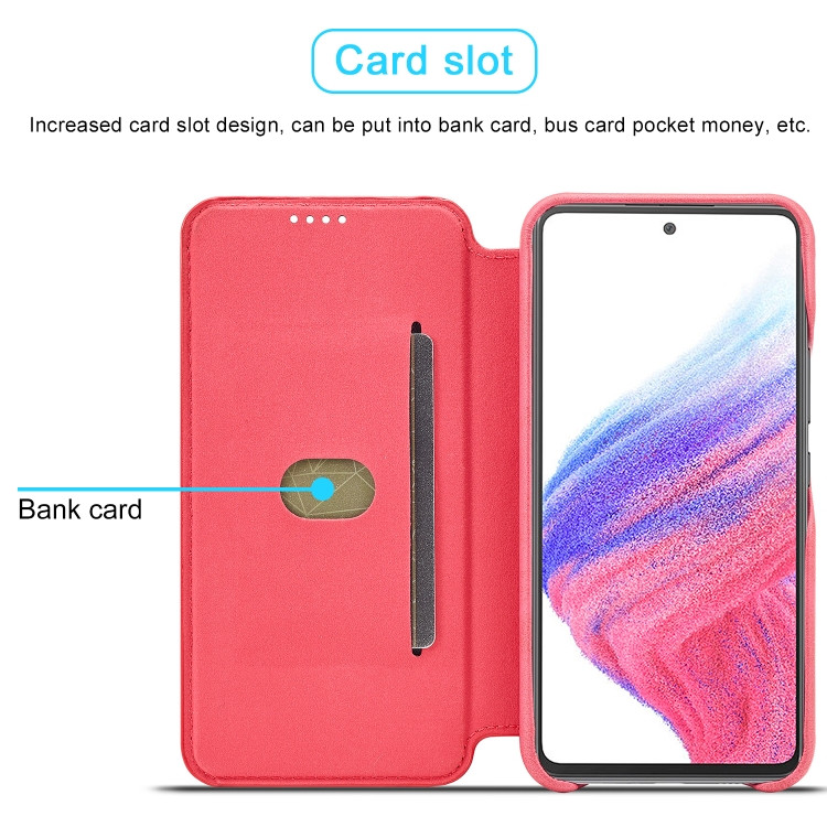 Samsung Cases - Galaxy A54 5G Cases Flip Leather Red