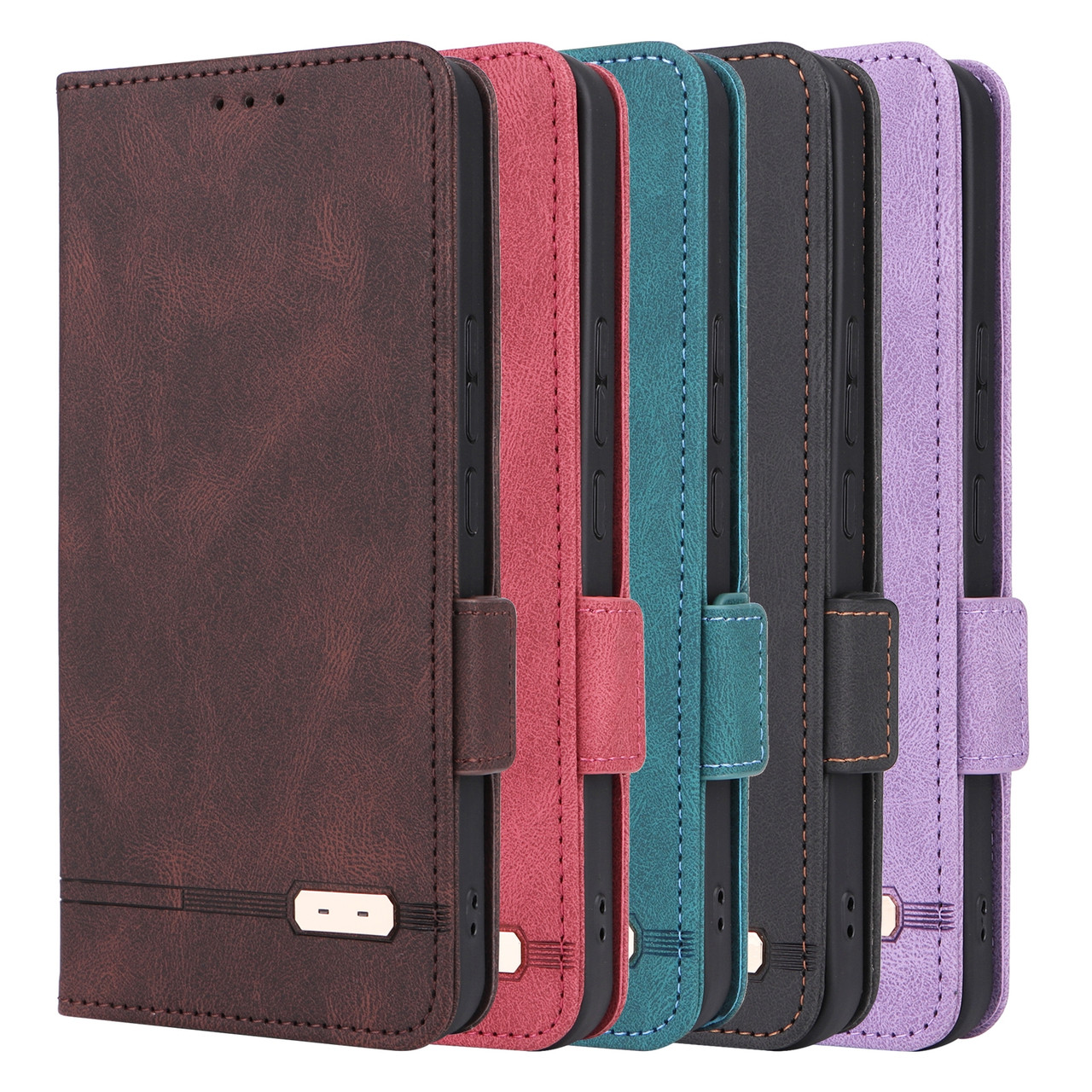 Samsung Cases - Galaxy A54 5G Cases Leather Magnetic Red