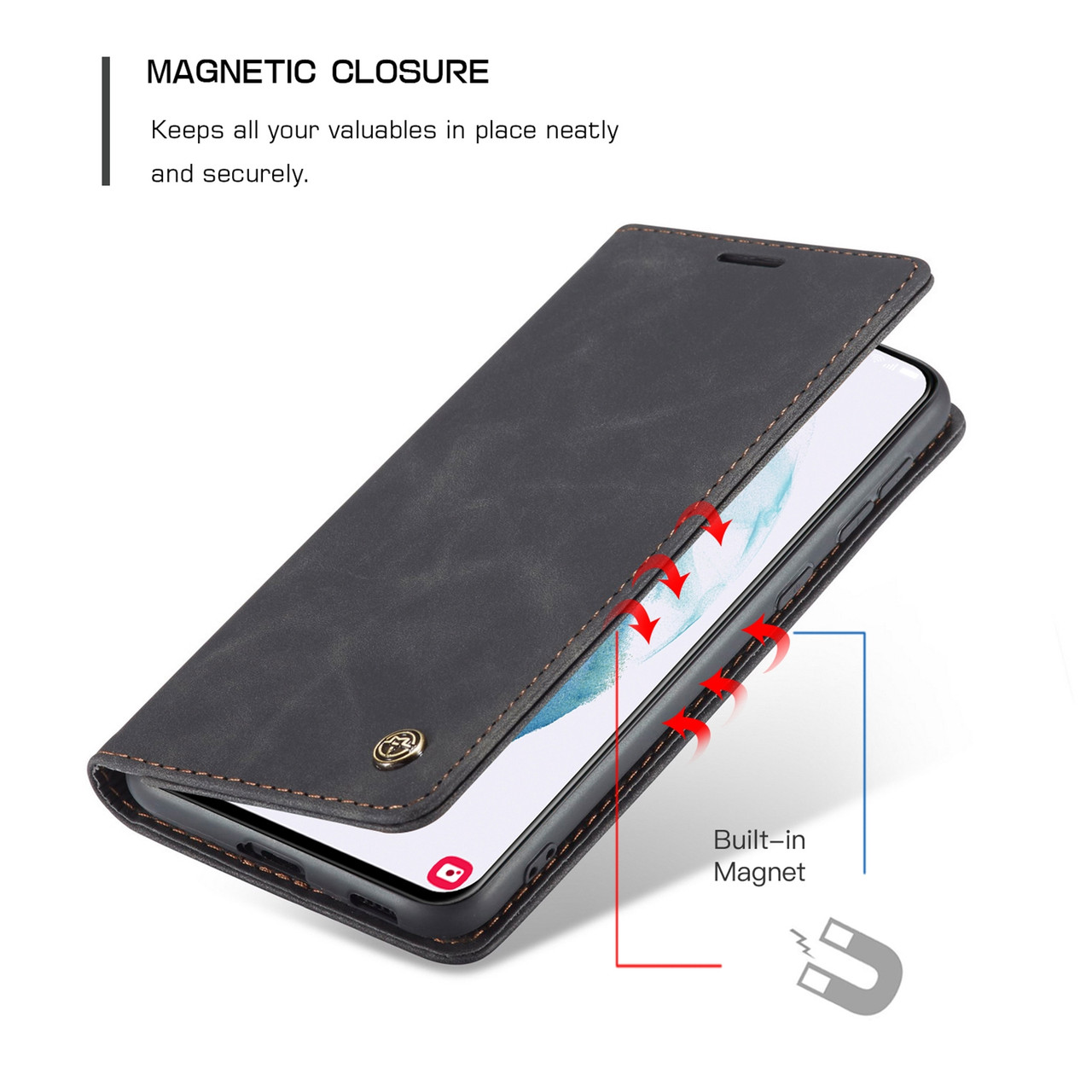 Samsung Galaxy S21 5G CaseMe 013 Multifunctional Horizontal Flip ...