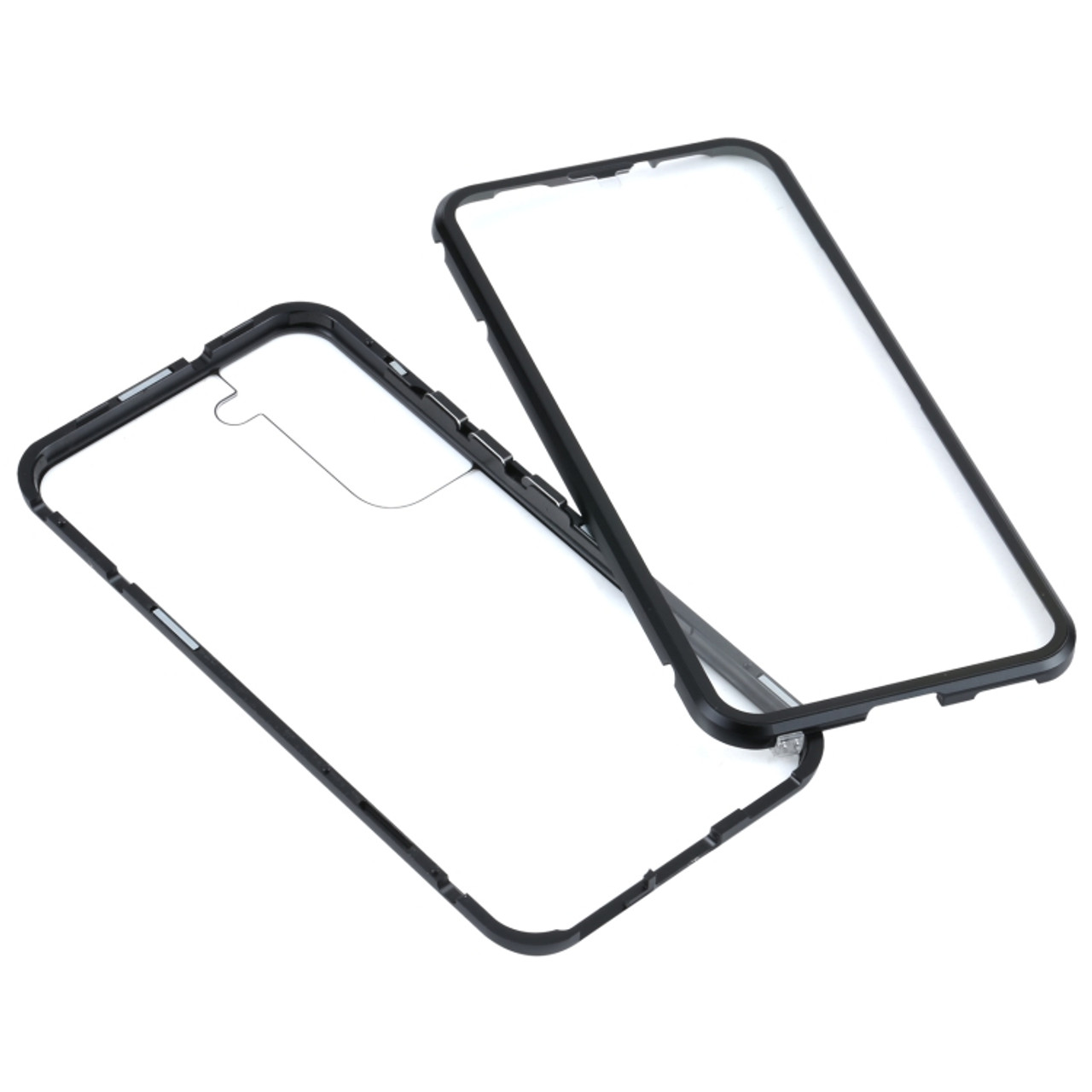 Samsung Cases Galaxy S22 Cases Fusion360 Glass Magnetic Black Red