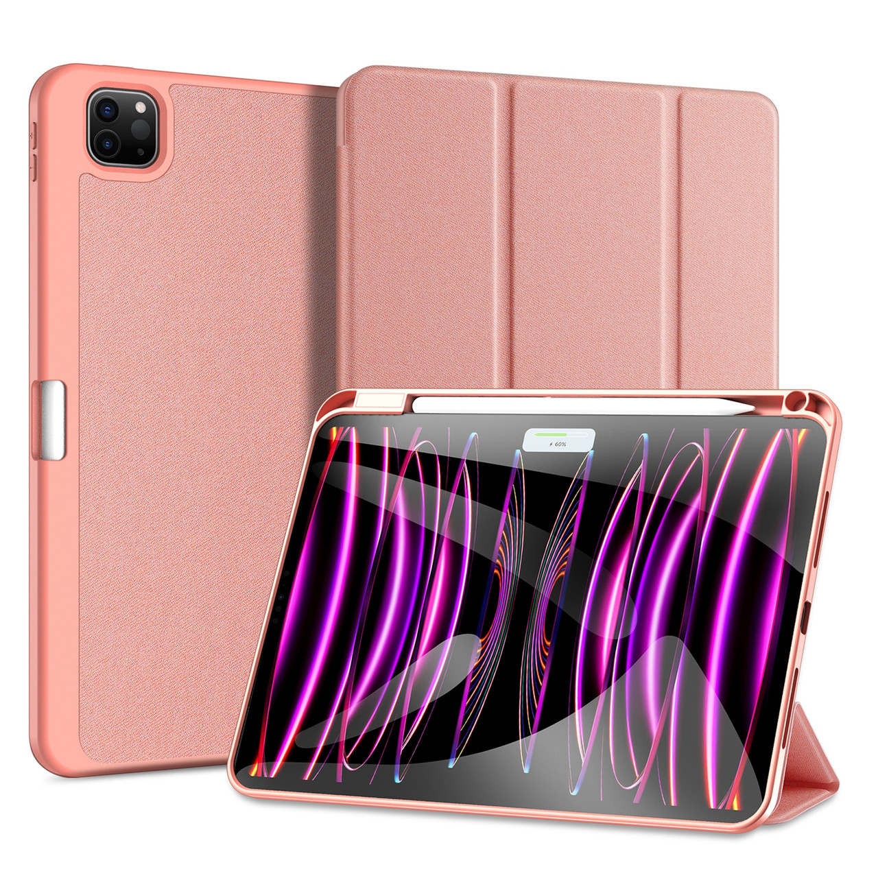 iPad Pro 11 2024 DUX DUCIS Domo Series Cloth Texture Magnetic Leather ...