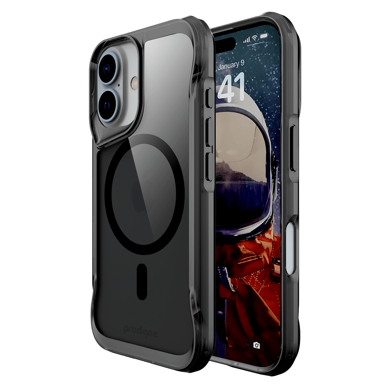 Prodigee - Super Hero Magsafe Case for Apple iPhone 16 - Smoke
