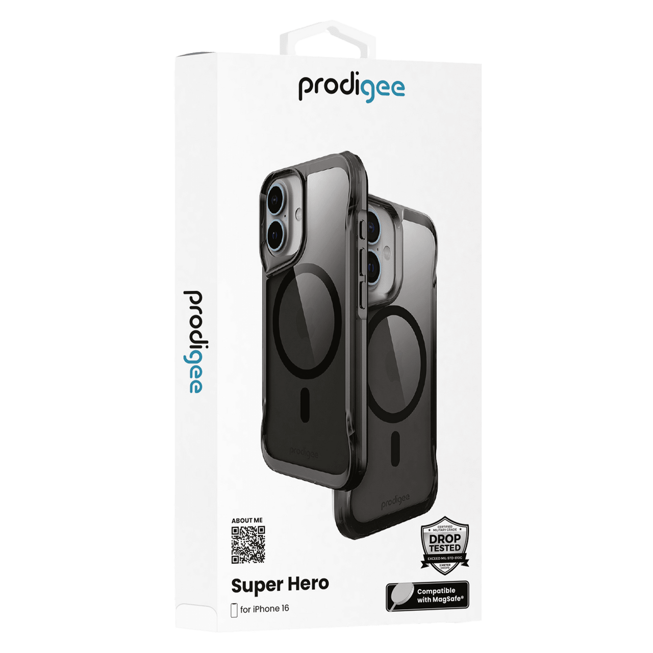 Prodigee - Super Hero Magsafe Case for Apple iPhone 16 - Smoke