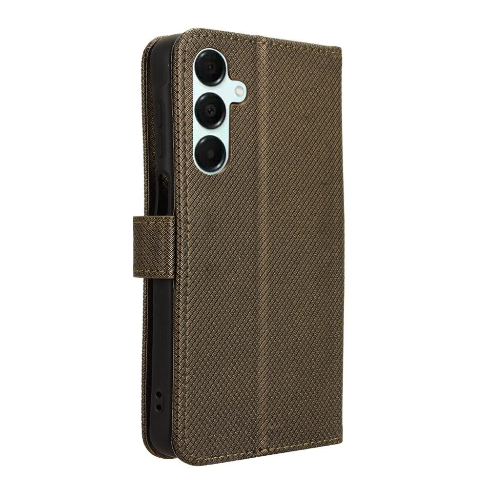 Samsung Galaxy A16 5G Diamond Texture Leather Phone Case - Brown