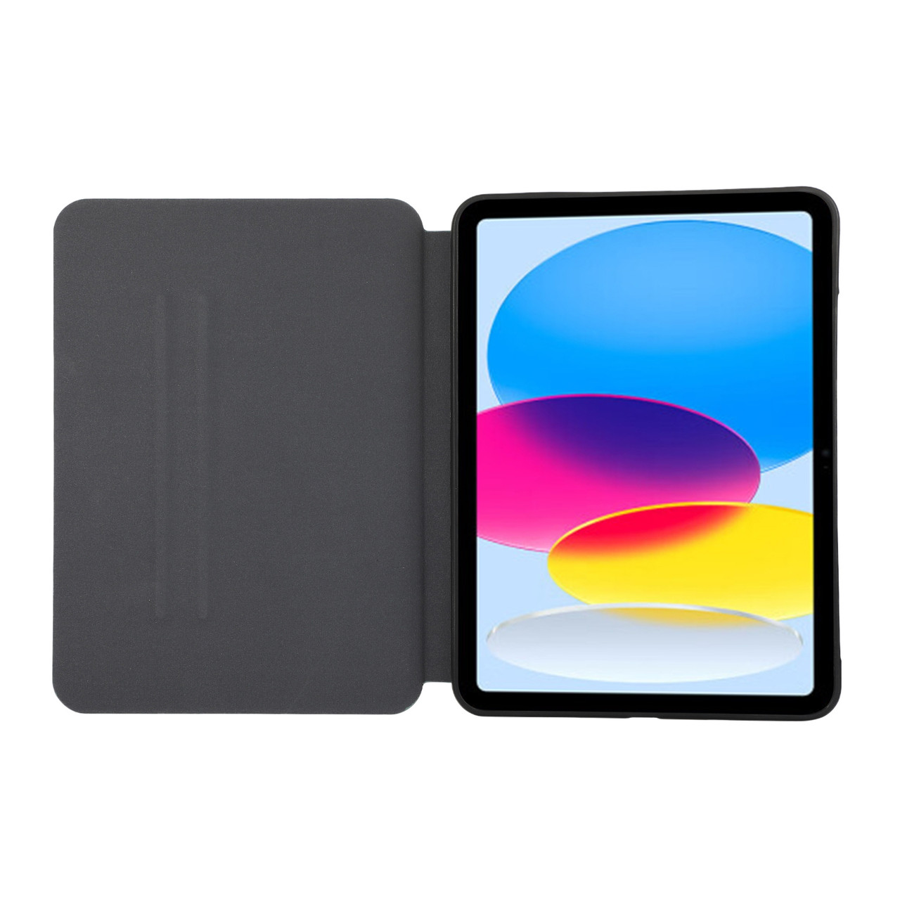 iPad 2025 / 2022 Simple Crazy Horse Leather Tablet Case - Black