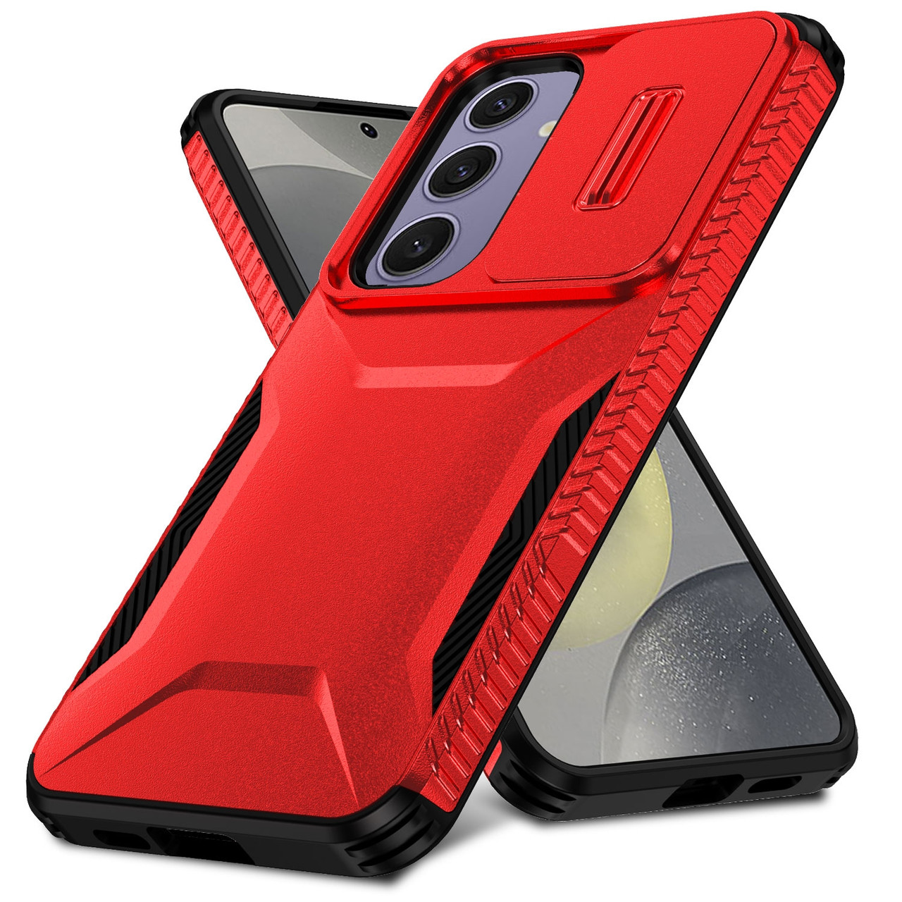 Samsung Galaxy S24 FE Sliding Camshield Phone Case - Red