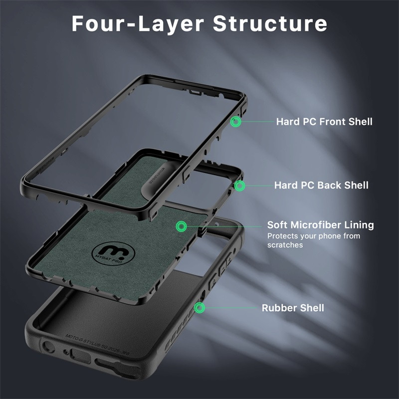 MyBat Pro Maverick Series Case w/ Holster for Motorola Moto G Stylus 5G ...