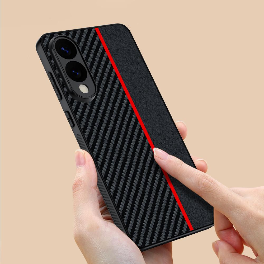 Samsung Galaxy S25 Edge 5G Carbon Fiber Texture Printing Phone Case ...