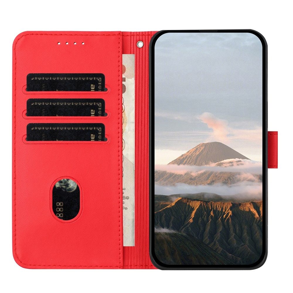 Samsung Galaxy A16 5G Triangle Pattern Buckle Clasp Leather Phone Case ...