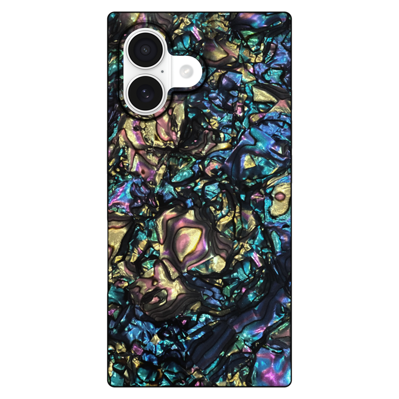 Flaunt - Square Magsafe Case For Apple Iphone 17 - Abalone Shell FT057420