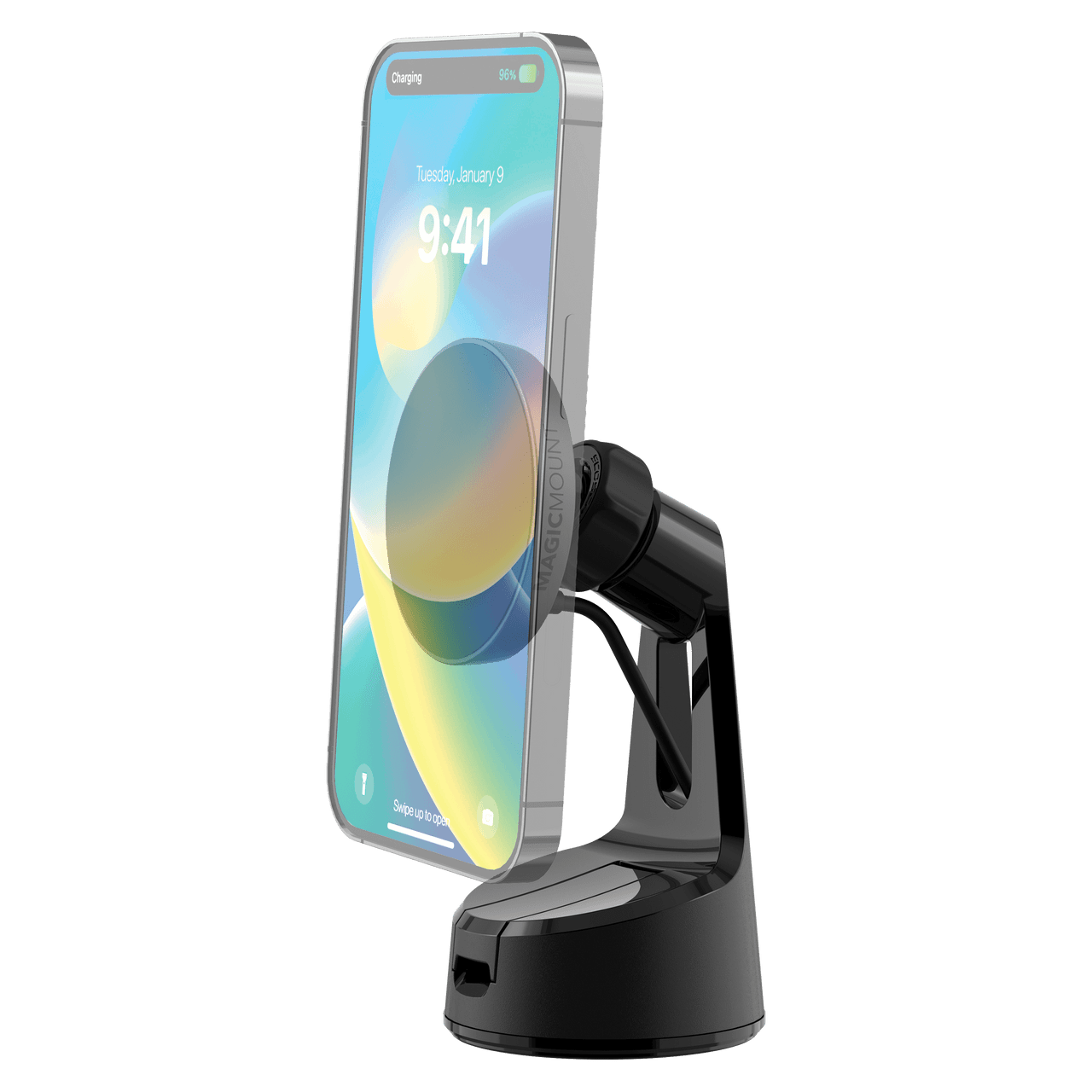 Scosche - Magicmount Pro Qi2 Wireless Charger Window / Dash Mount ...