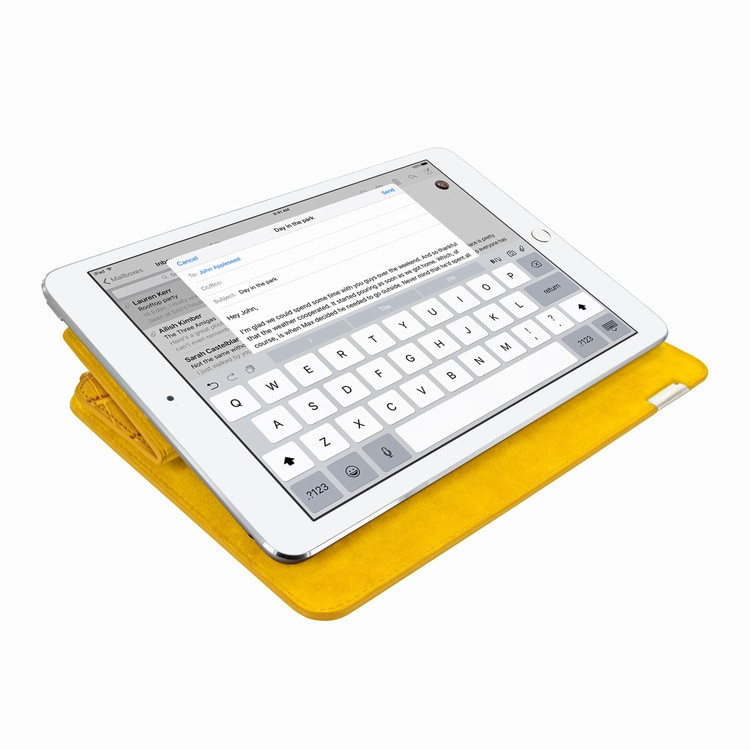 Piel Frama 790 Yellow Crocodile FramaSlim Leather Case for Apple iPad ...