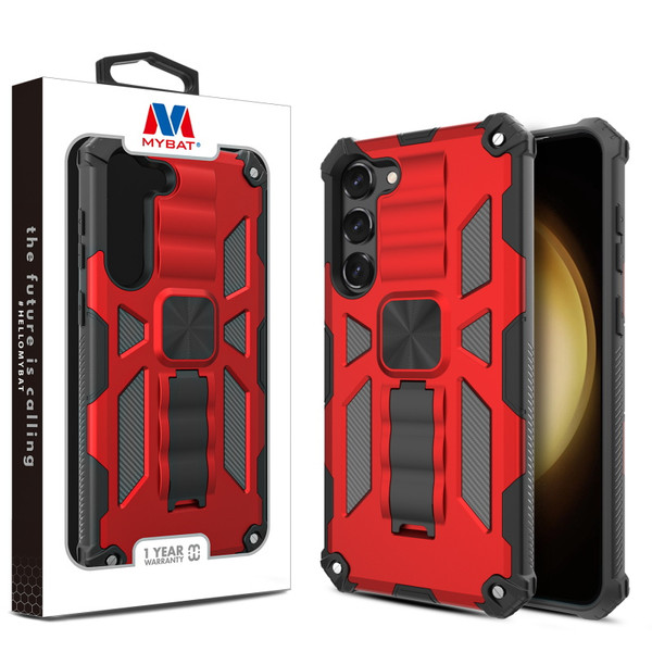 MyBat Sturdy Hybrid Protector Cover (with Stand) for Samsung Galaxy S23 ...