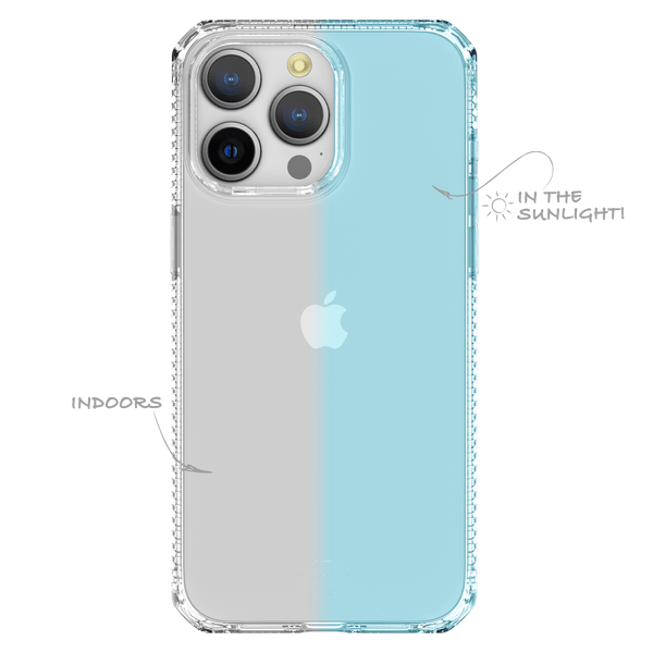 Itskins - Spectrumr Mood Case for Apple iPhone 15 Pro Max - Light Blue ...