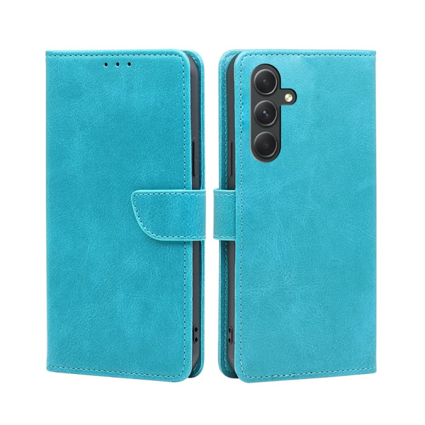 Samsung Cases - Galaxy A54 5G Cases Flip Leather Texture Blue