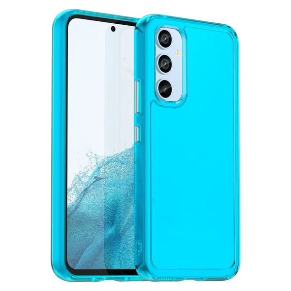 Samsung Cases - Galaxy A54 5G Cases TPU Transparent Blue Transparent