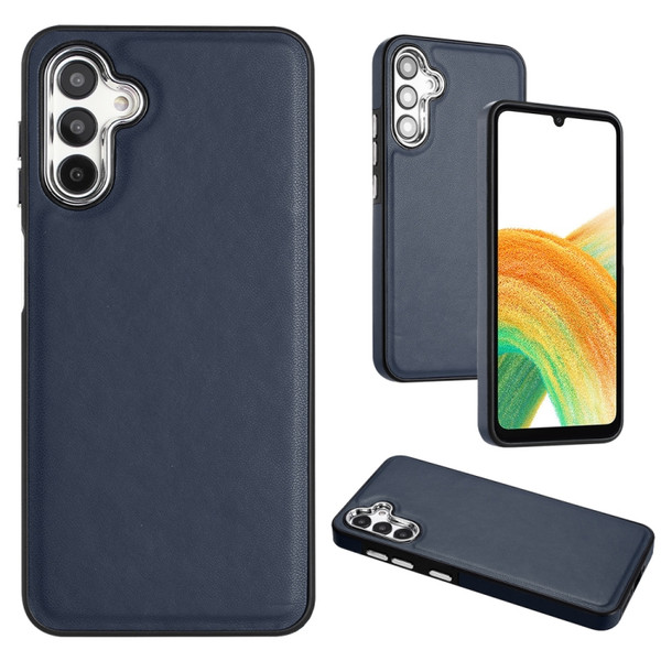 Samsung Cases - Galaxy A54 5G Cases Leather Texture Blue