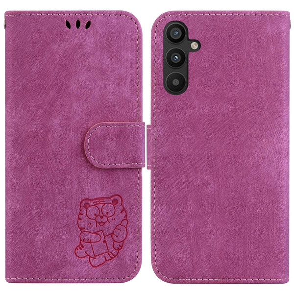 Samsung Cases - Galaxy A54 5G Cases Embossed Leather Red Rose