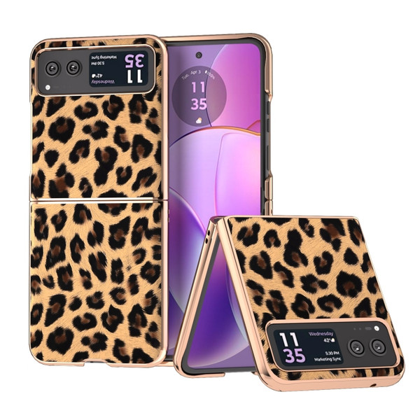 Motorola Cases - Motorola razr (2023) Cases Leopard Brown