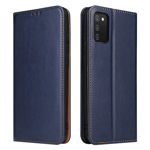 Samsung Cases - Galaxy A02s Cases Fierre Shann Leather Texture Blue