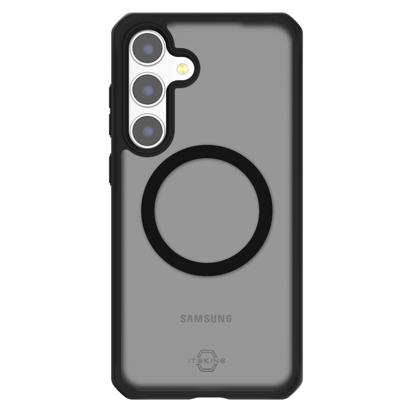 Itskins - Hybridr Frost Magsafe Case For Samsung Galaxy S24 - Black ...