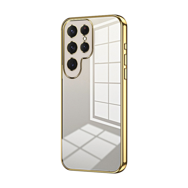 Samsung Cases - Galaxy S24 Ultra Cases Transparent Gold Transparent