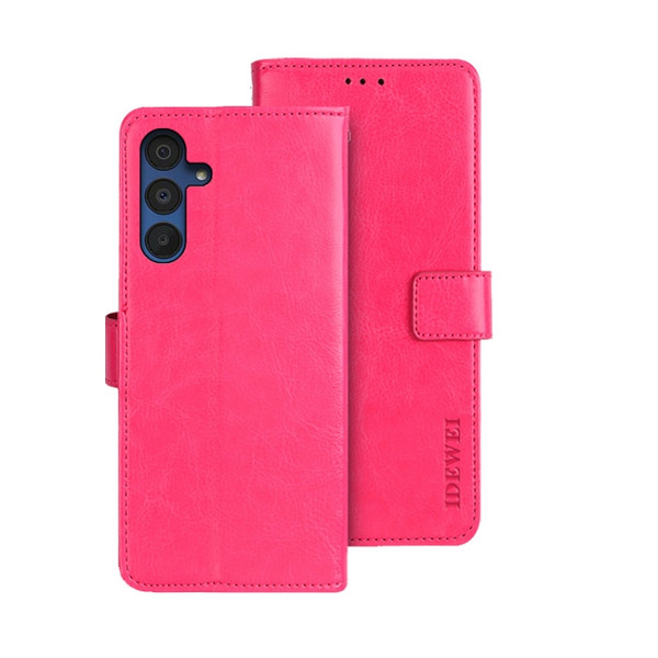 Samsung Cases - Galaxy A15 5G Cases Leather Texture Red Rose