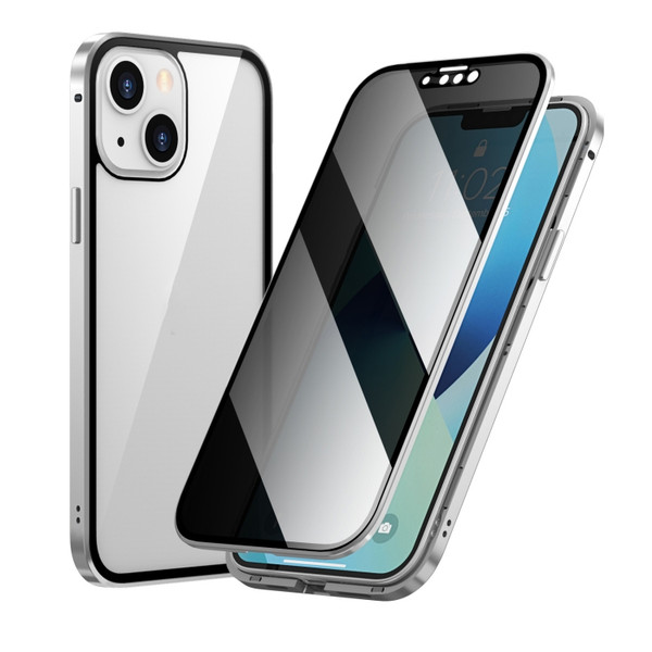 iPhone Cases - iPhone 13 Cases Fusion360 Glass Magnetic Red Silver