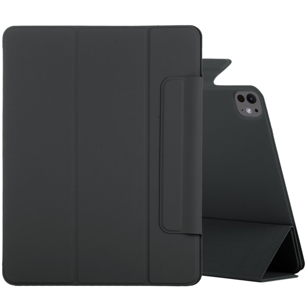 iPad Pro 13 2024 Double-sided Clip Fixed Buckle Magnetic PU Leather ...