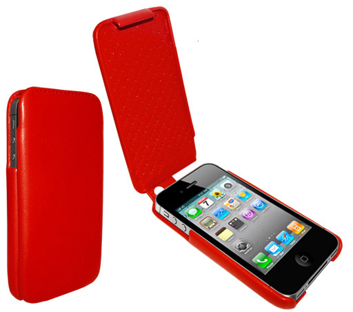 red iphone 4 case
