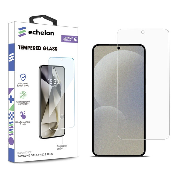 Echelon Tempered Glass Screen Protector (2.5D) for Samsung Galaxy S25 ...