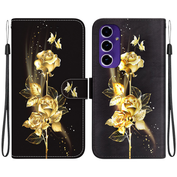 Samsung Galaxy A16 5G Crystal Texture Colored Drawing Leather Phone ...