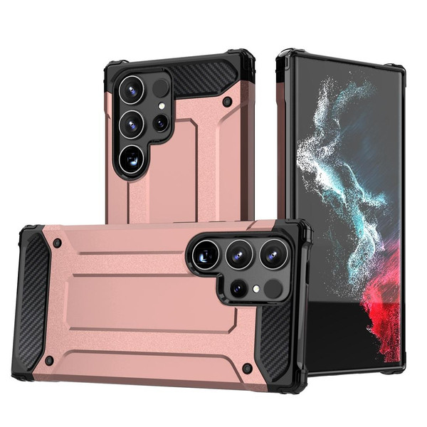 Samsung Galaxy S25 Ultra 5G Magic Armor TPU Hybrid PC Phone Case - Rose ...