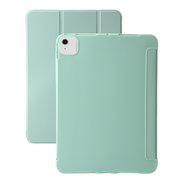 iPad Air 13 2025 / 2024 Three-fold Holder Flip Tablet Leather Case ...
