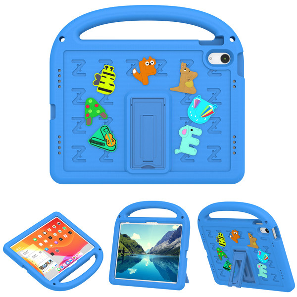 iPad 2025 / 2022 Cartoon Sparrow EVA Shockproof Tablet Case - Blue