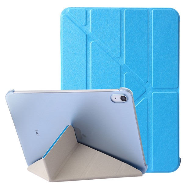 iPad 2025 / 2022 Silk Texture Horizontal Deformation Flip Tablet ...