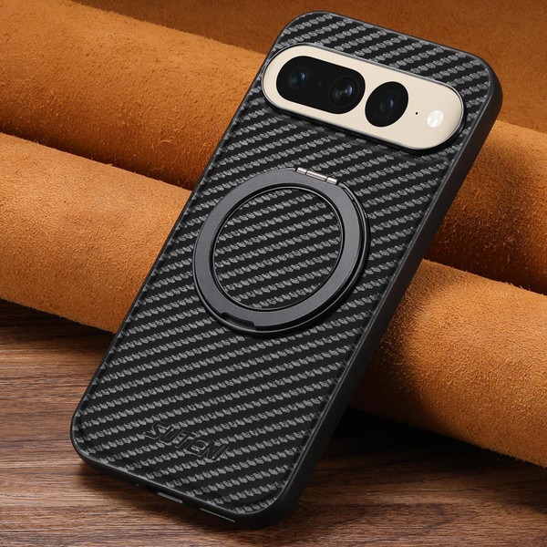 Google Pixel 7 Pro Suteni G3 Carbon Fiber Leather 360 Rotation Holder ...