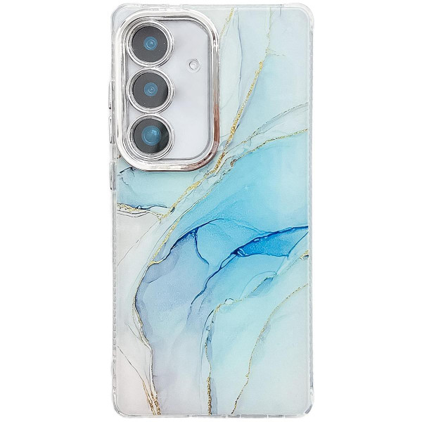 Samsung Galaxy A36 5G Electroplated Marble Texture Phone Case - Light ...
