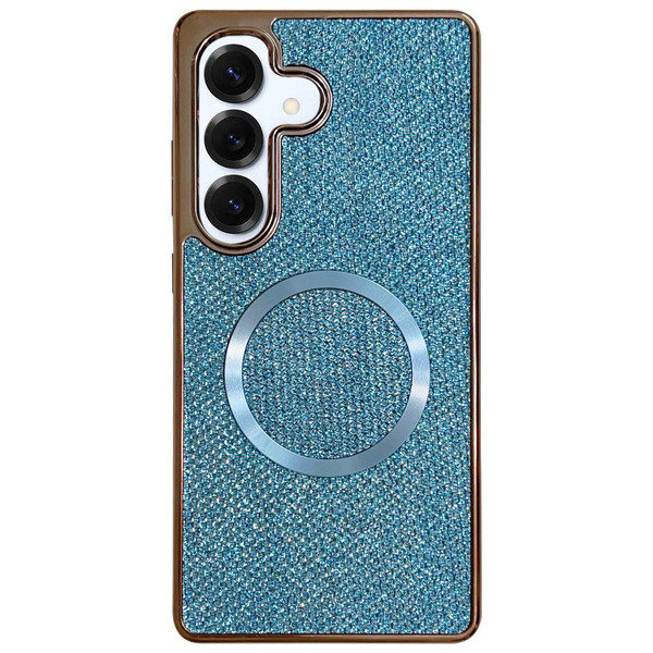 Samsung Galaxy S24 FE Electroplating PC Glitter Grain MagSafe Phone ...