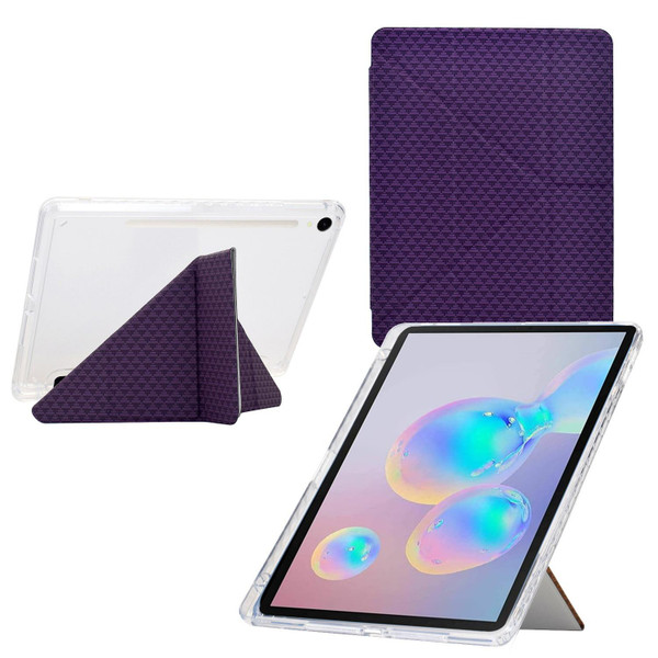 Samsung Galaxy Tab S10 FE / S9 Y-Fold Pyramid Texture Smart Leather ...