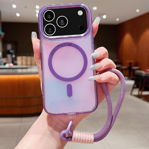 iPhone 17 Pro Max Bright Shadow Magsafe Discoloration Phone Case with ...